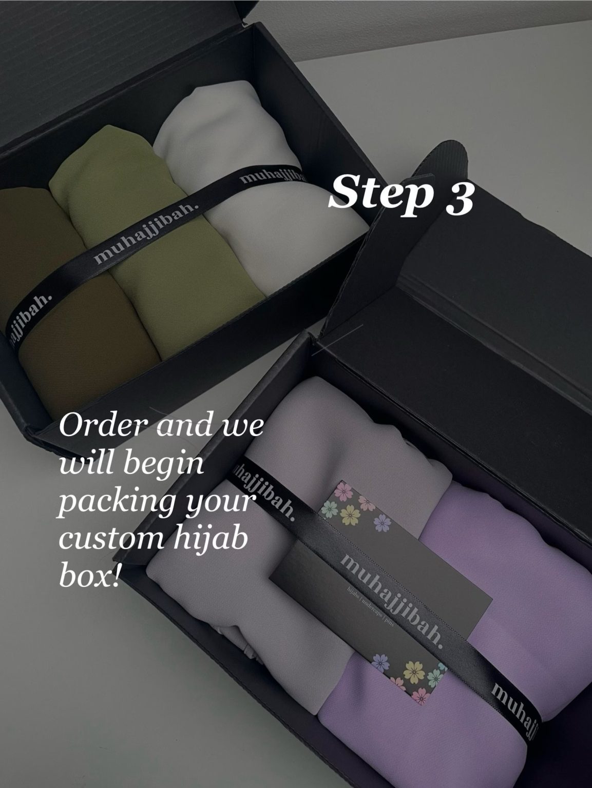 custom hijab box — hijab gift box packaging option ONLY — read ...